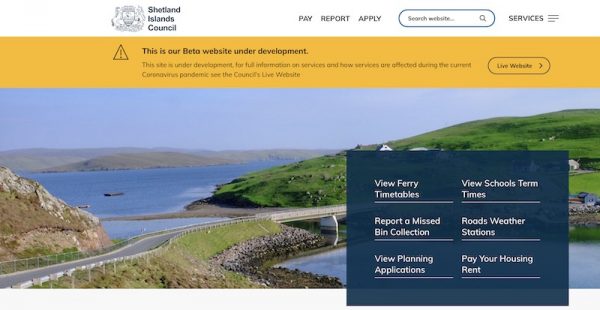 Feedback Sought on New Shetland Islands Council Website - The Highland ...